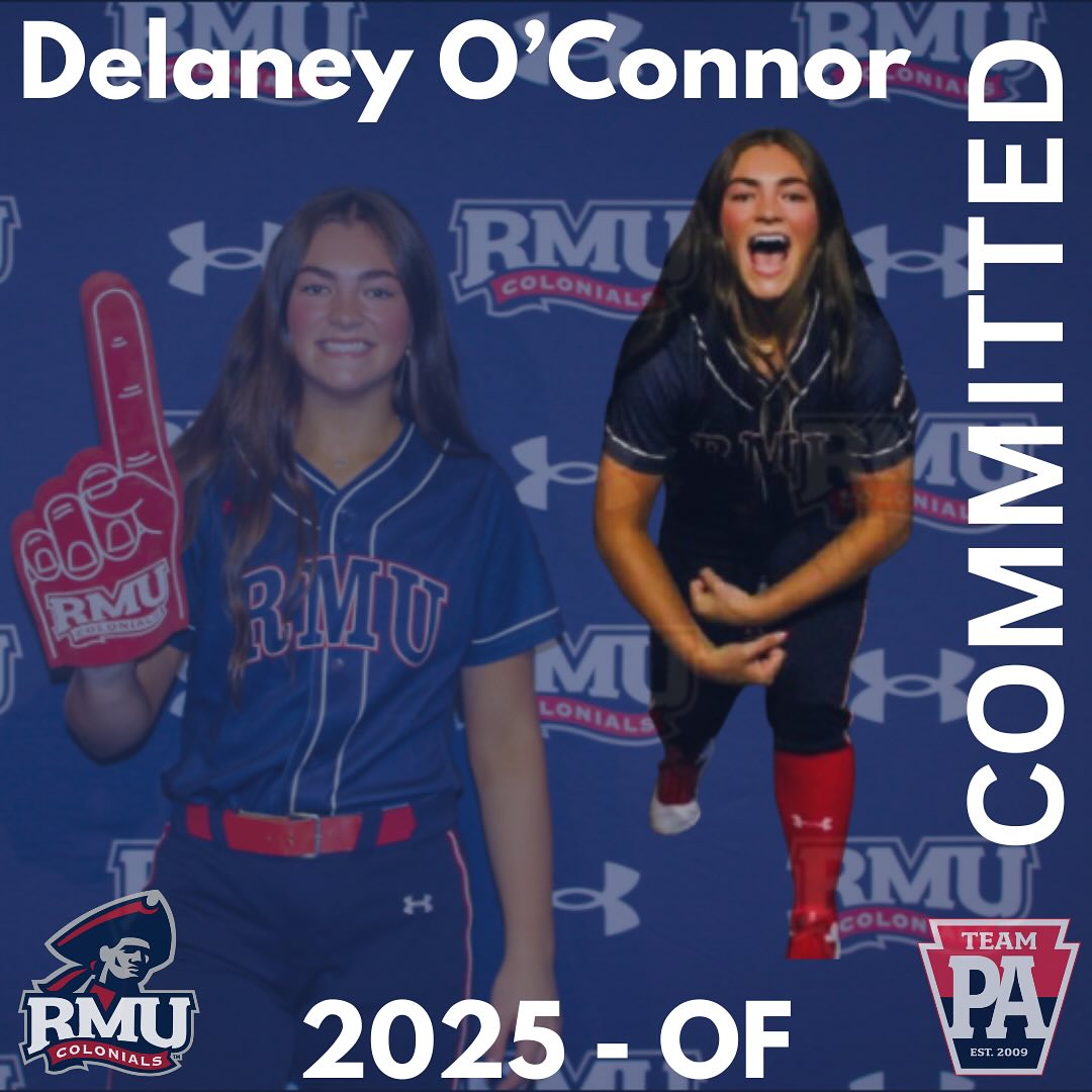 Commitment Alert RMU – Delaney O’Connor – 2025 – OF – Team Pennsylvania ...